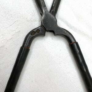 Antique Curling Irons, All Metal Made in Germany #2, Vassar With Wooden ...
