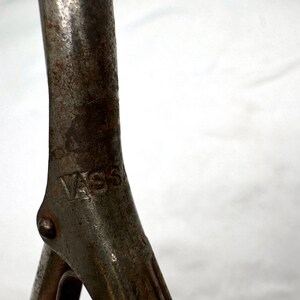 Antique Curling Irons, All Metal Made in Germany #2, Vassar With Wooden ...