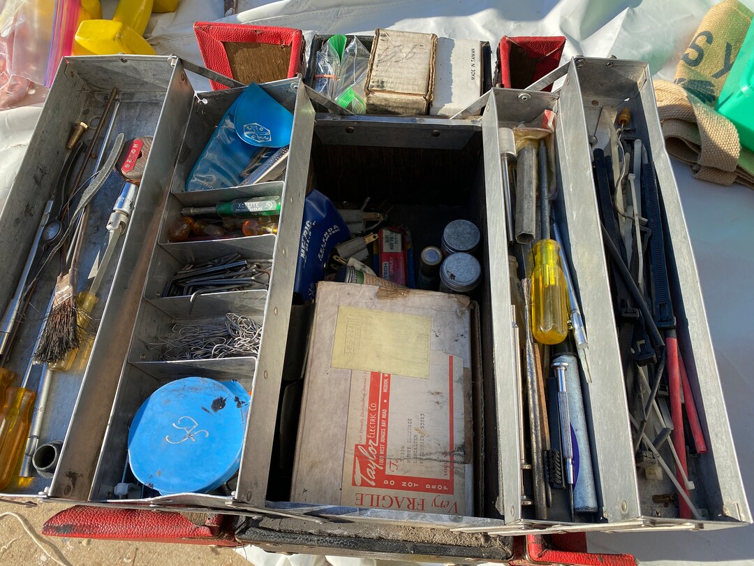 Vintage RCA Toolbox, "knickerbocker Box" FULL of Trademen's Tools. - Etsy
