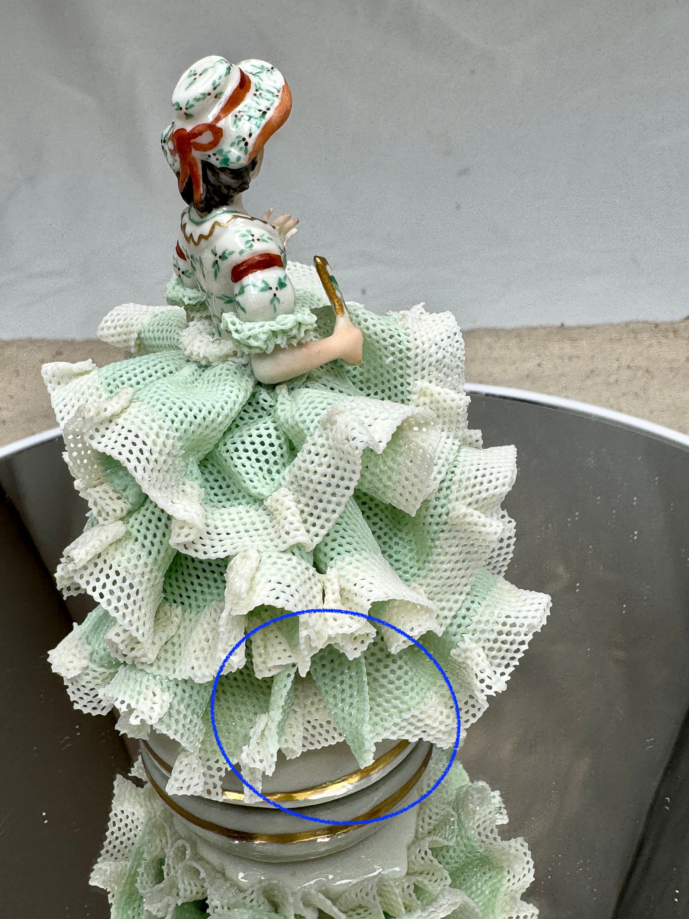 Irish Dresden Porcelain Lace Figurines: Lydia, Ida, Sylvia & Unnamed - Etsy