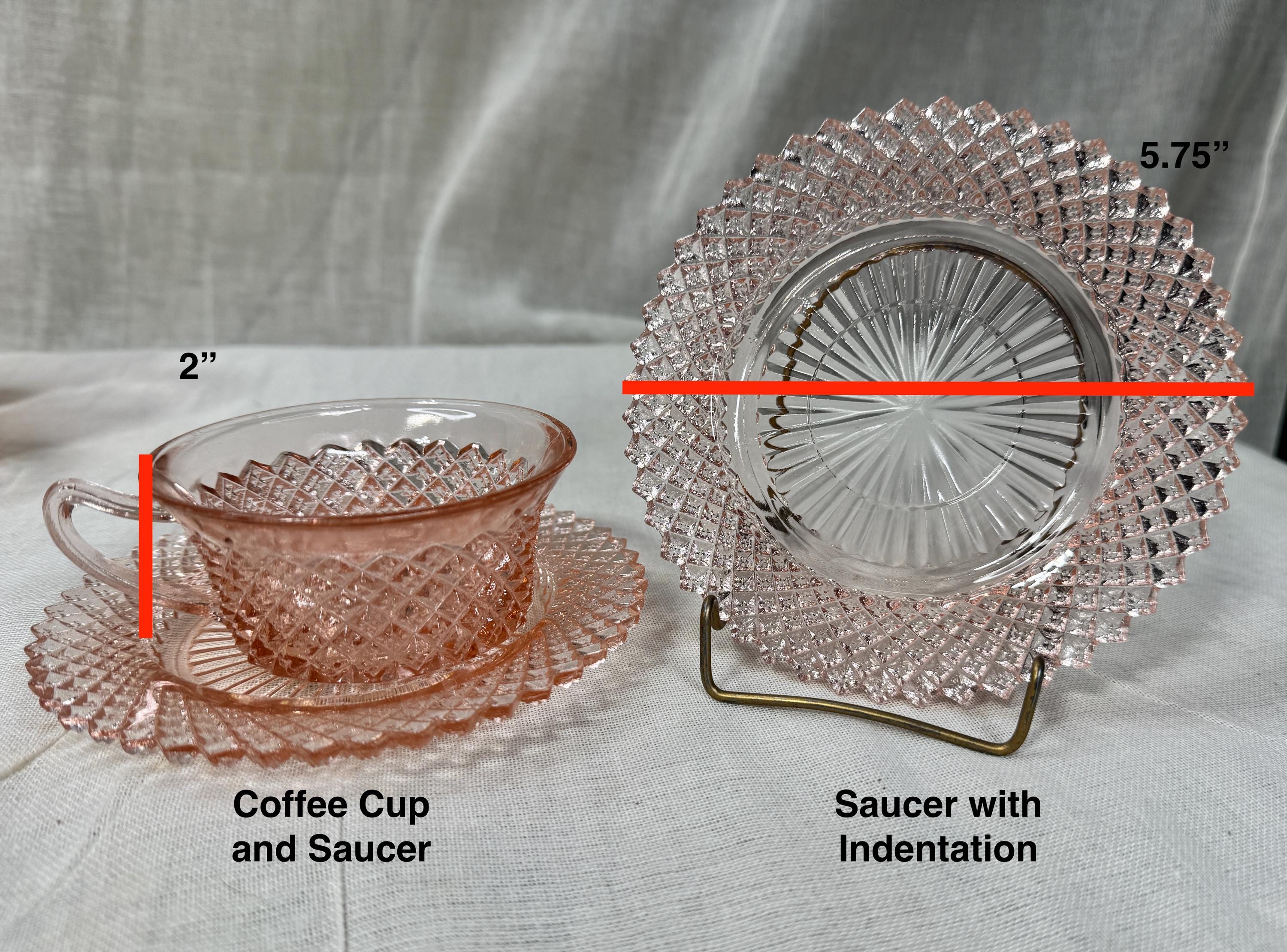 Miss America Pink Depression Glass, Anchor Hocking, Vintage Glassware ...