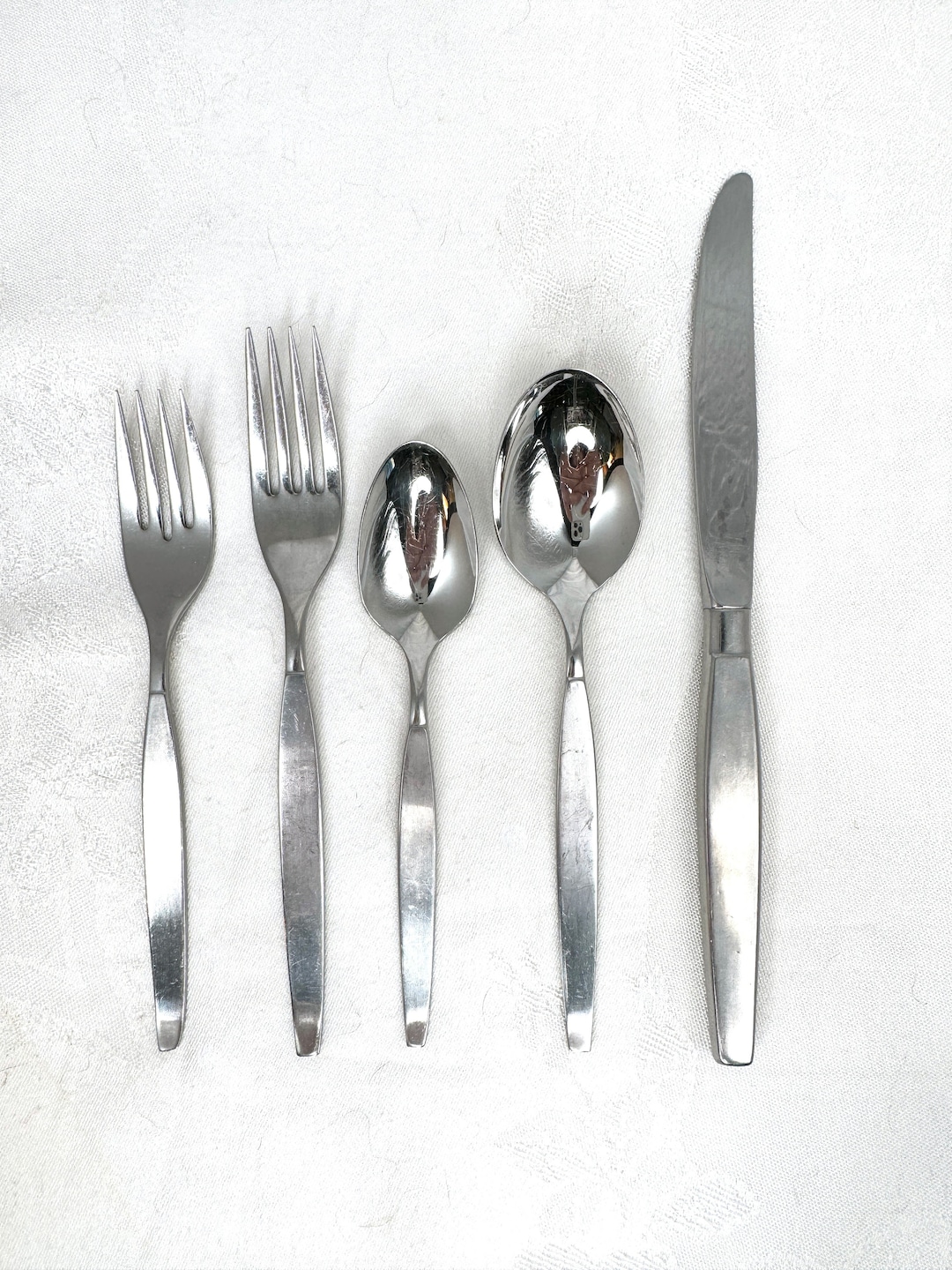 Frostfire Stainless Flatware Silverware by Oneida Community, Circa 1964 ...