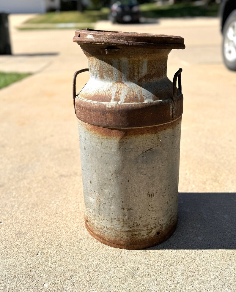 Rusty Purity Milk Co. Vintage Milk Can Rare Find - Etsy