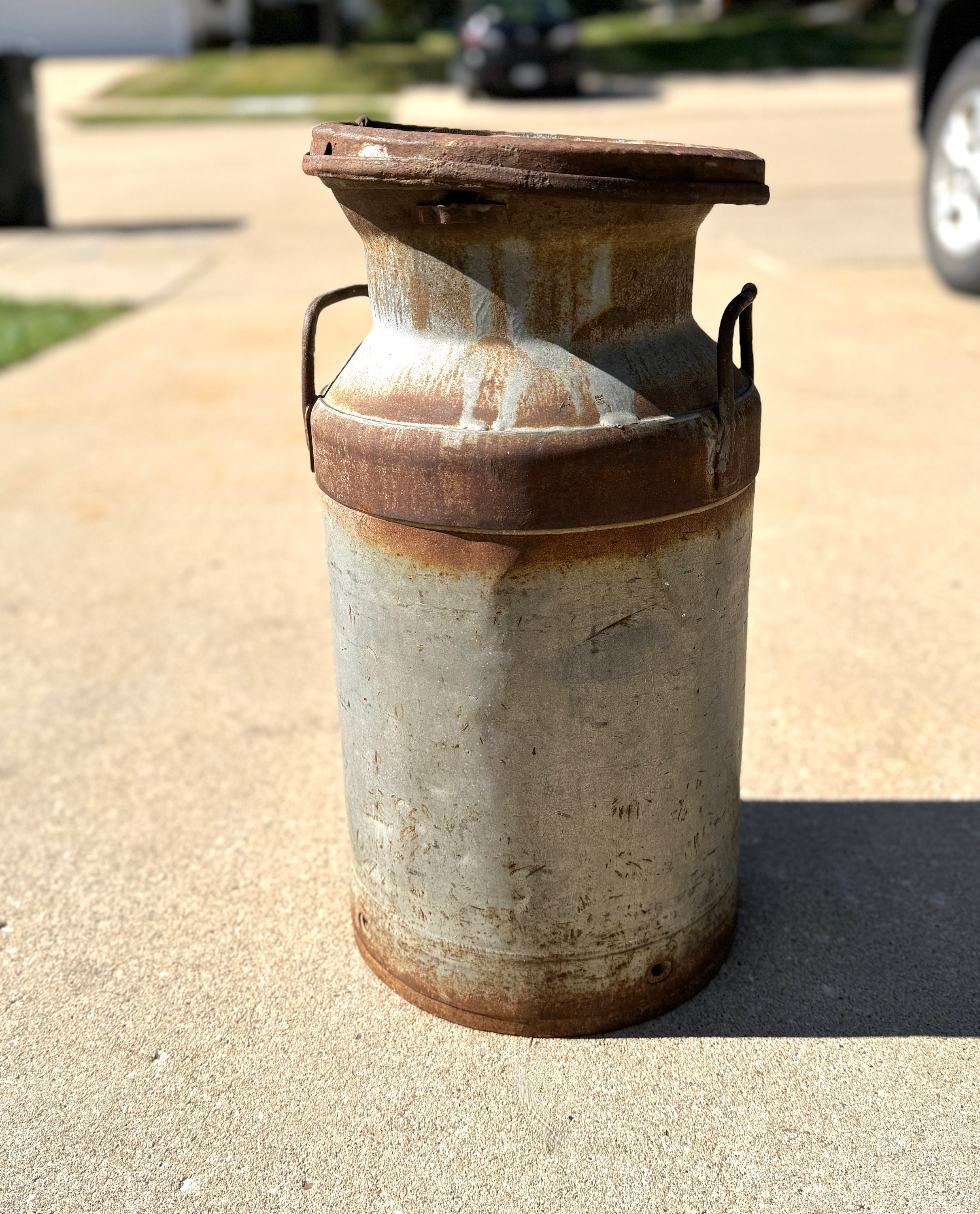 Rusty Purity Milk Co. Vintage Milk Can Rare Find - Etsy