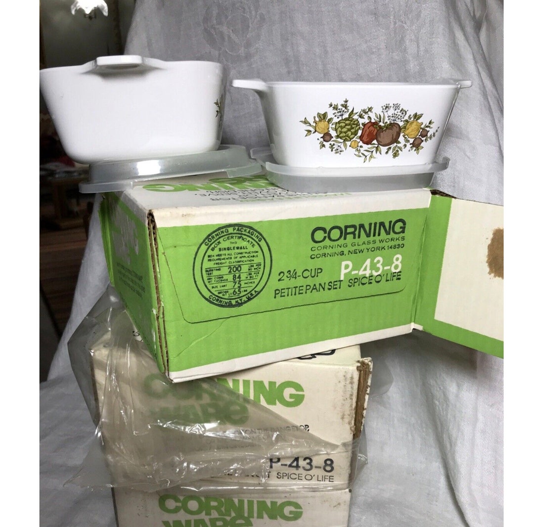 1975 NOS Corning Ware P-43-8, Petite Pan Set, Spice O’ Life - Etsy