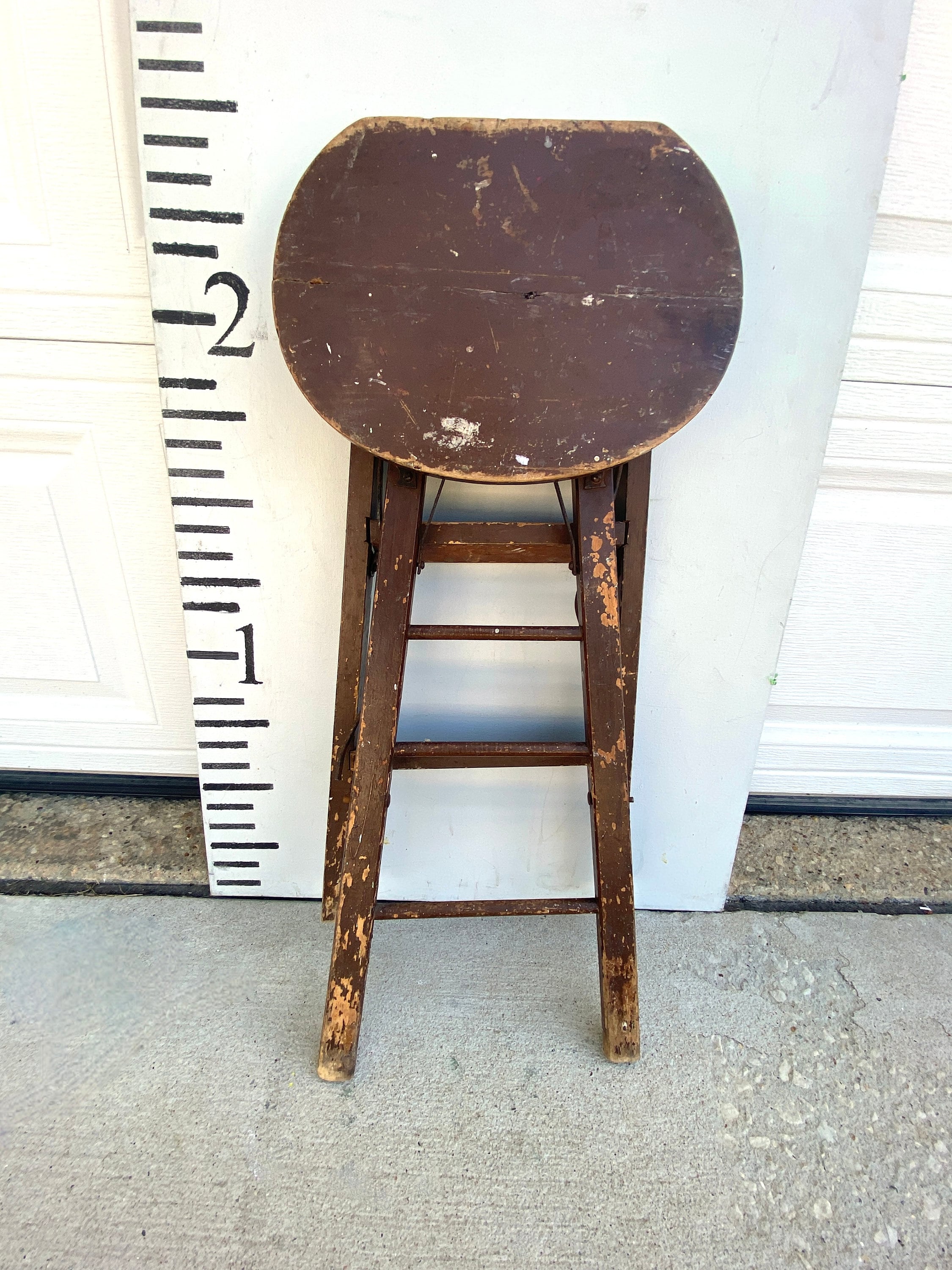 Antique Wooden Two-step Ladder Circa 1940's - Etsy