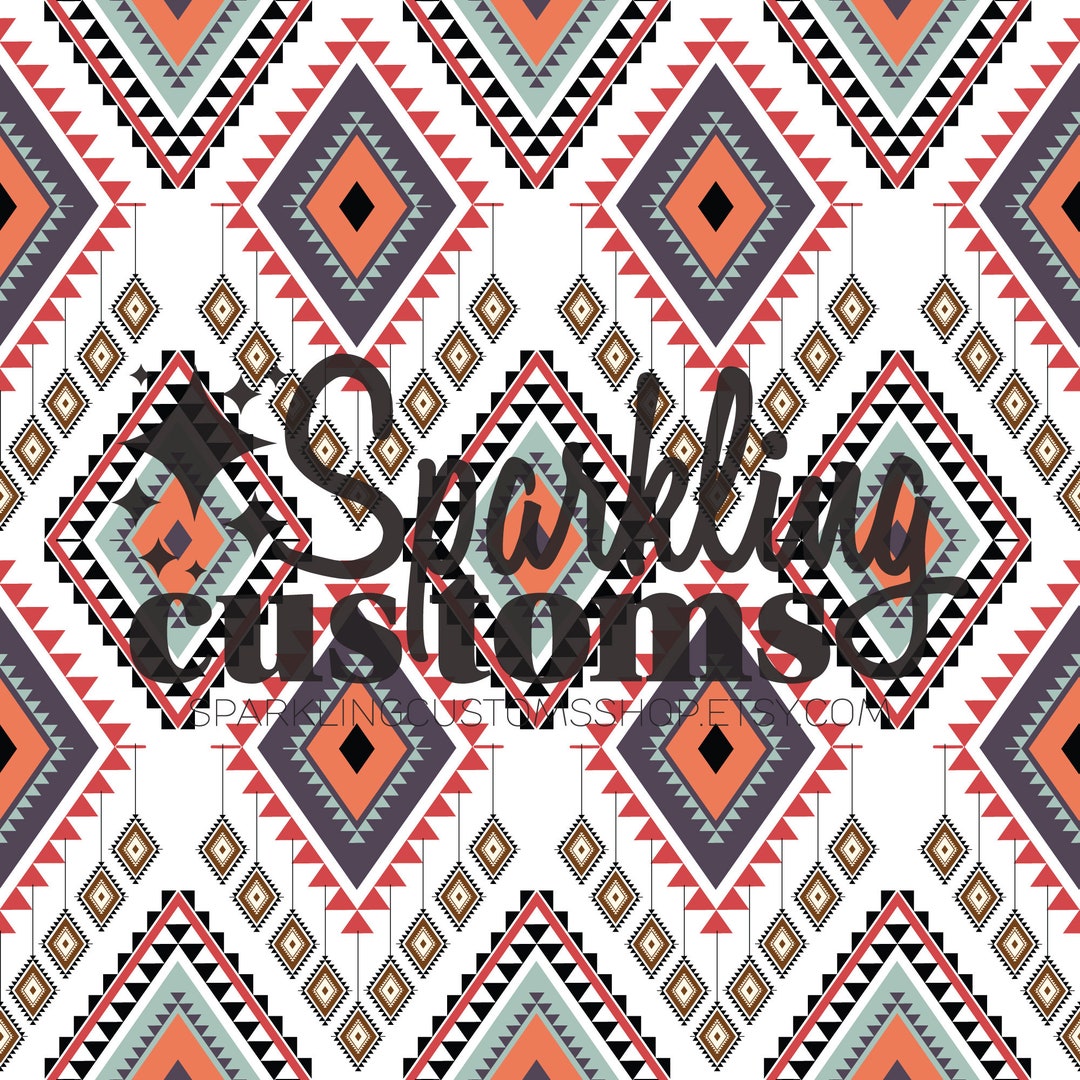 Aztec Pattern Vinyl, Tumbler Craft Vinyl, Adhesive Vinyl, Patterned ...