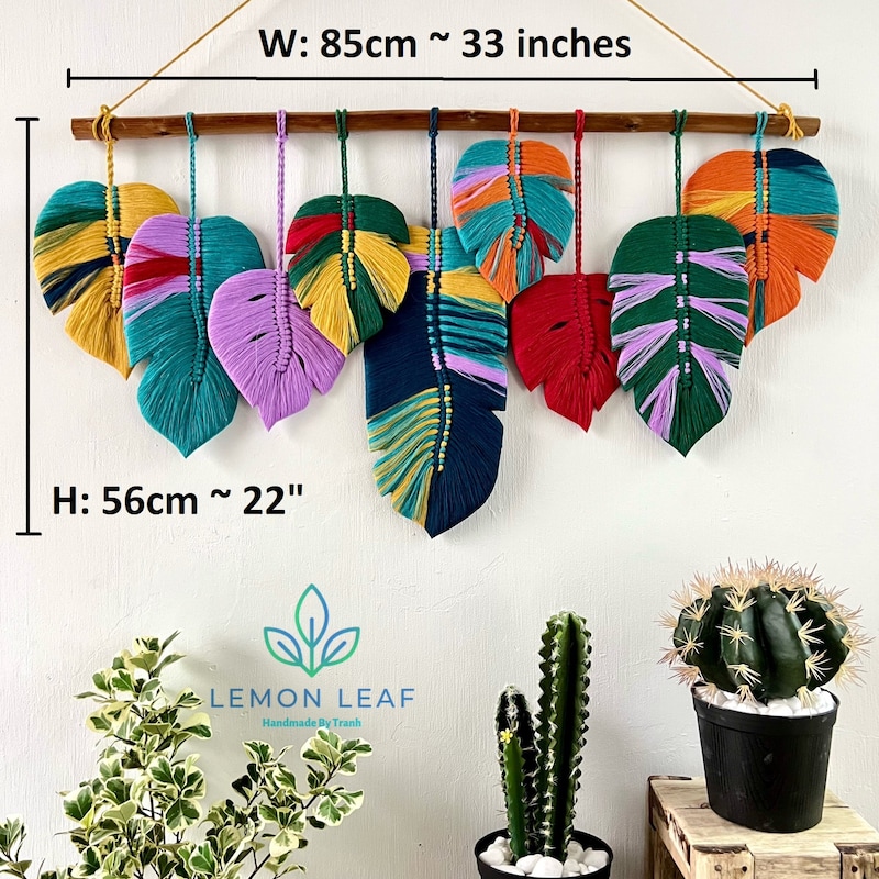 LemonLeafMacrame - Etsy