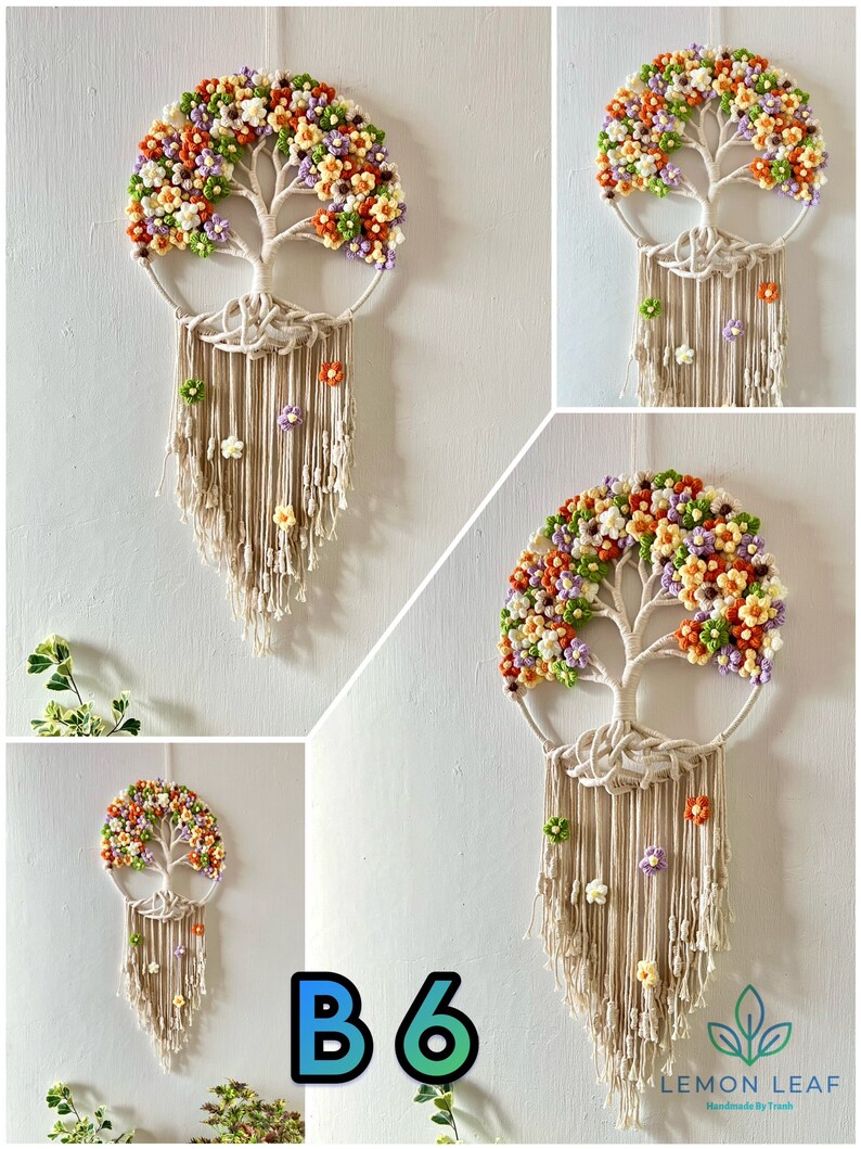 Handmade Tree of Life Macrame Wall Hanging: Boho Home Decor - Etsy