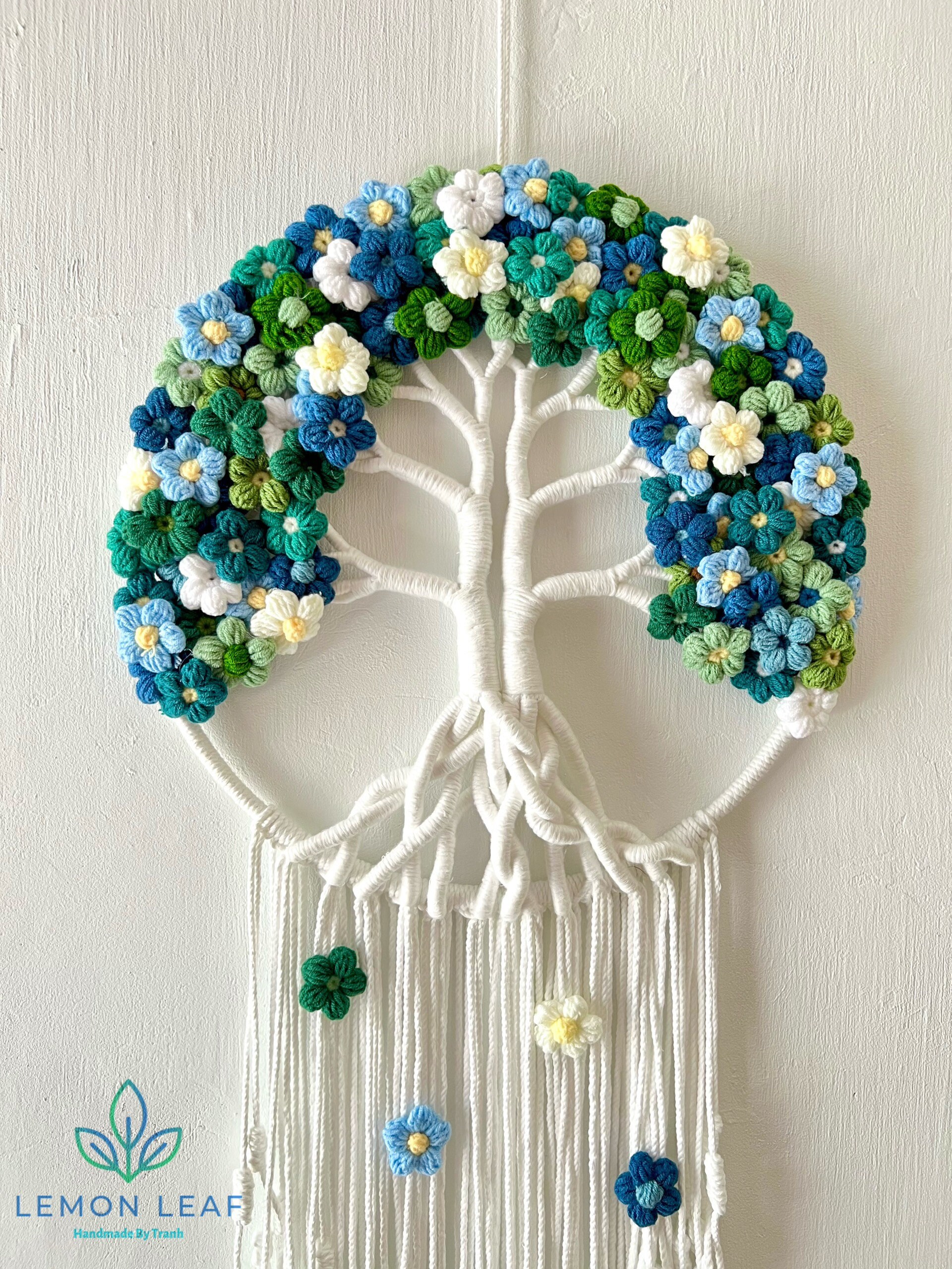 Handmade Tree of Life Macrame Wall Hanging: Green Nursery Decor - Etsy