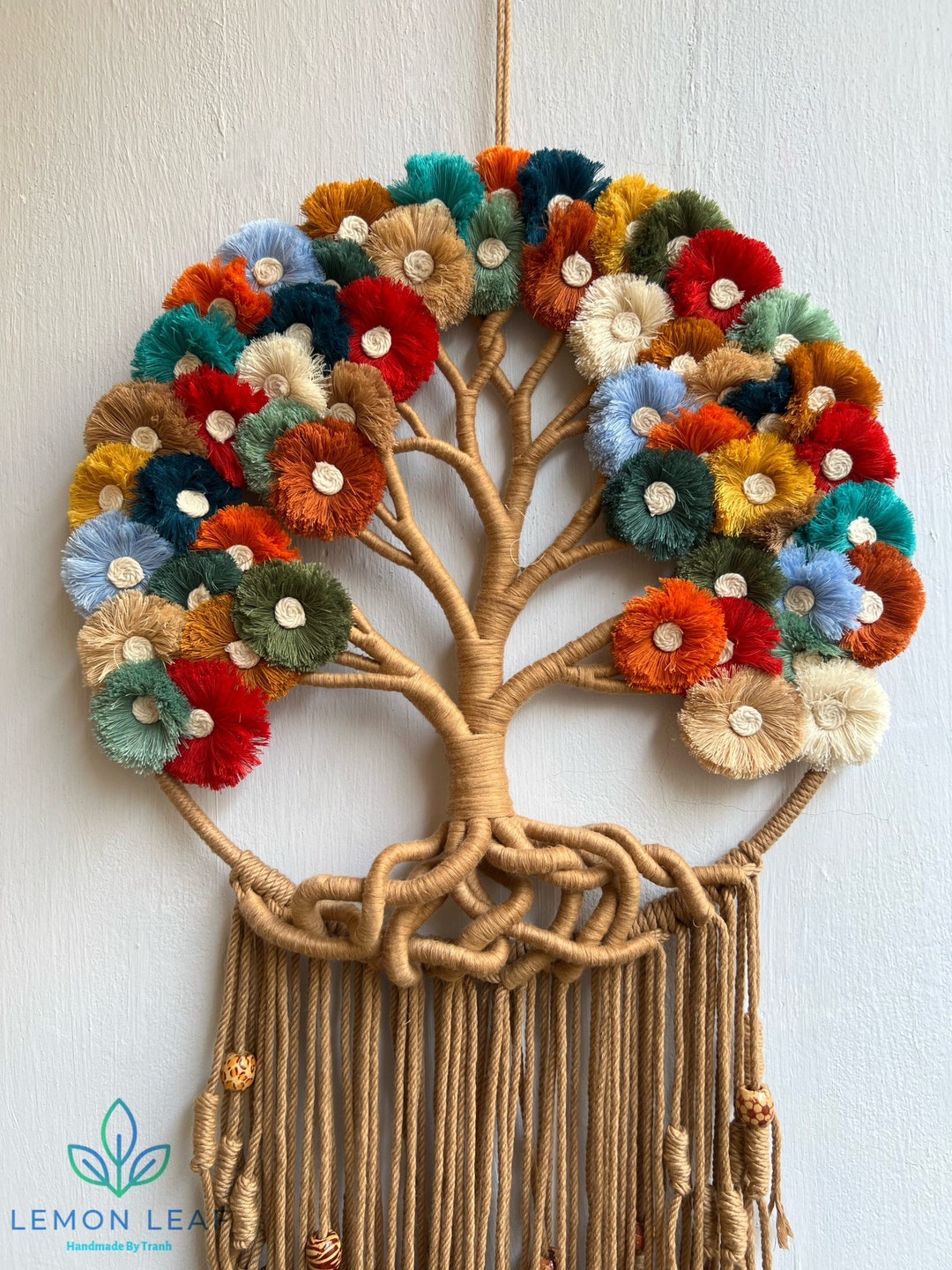 Handmade Tree of Life Macrame Wall Hanging: Boho Home Decor - Etsy