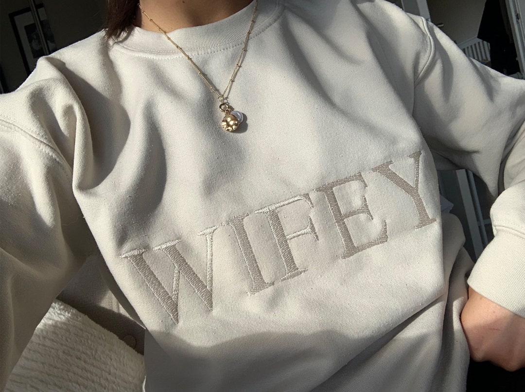 Wifey Sweater Bride to Be Jumper Bridal Shower Jumper Hen Do Sweatshirt ...