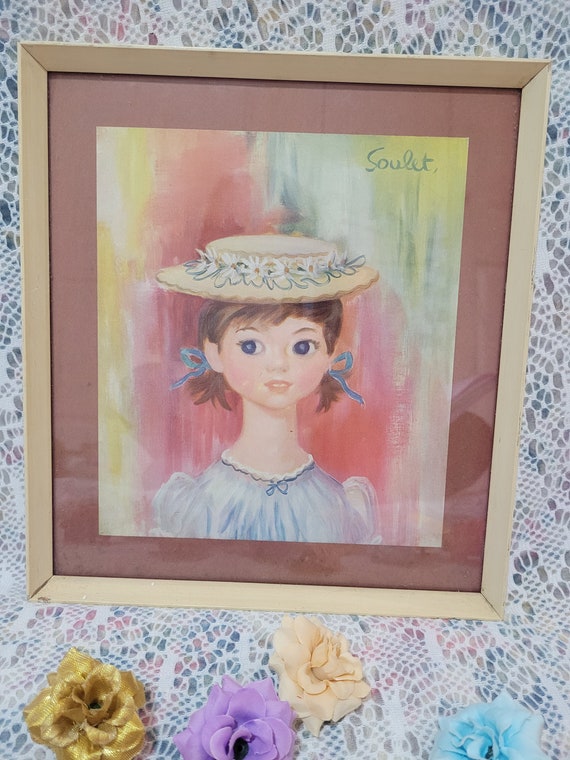 Matilda by Soulet Vintage Art Print Framed 1970s 1960s - Etsy
