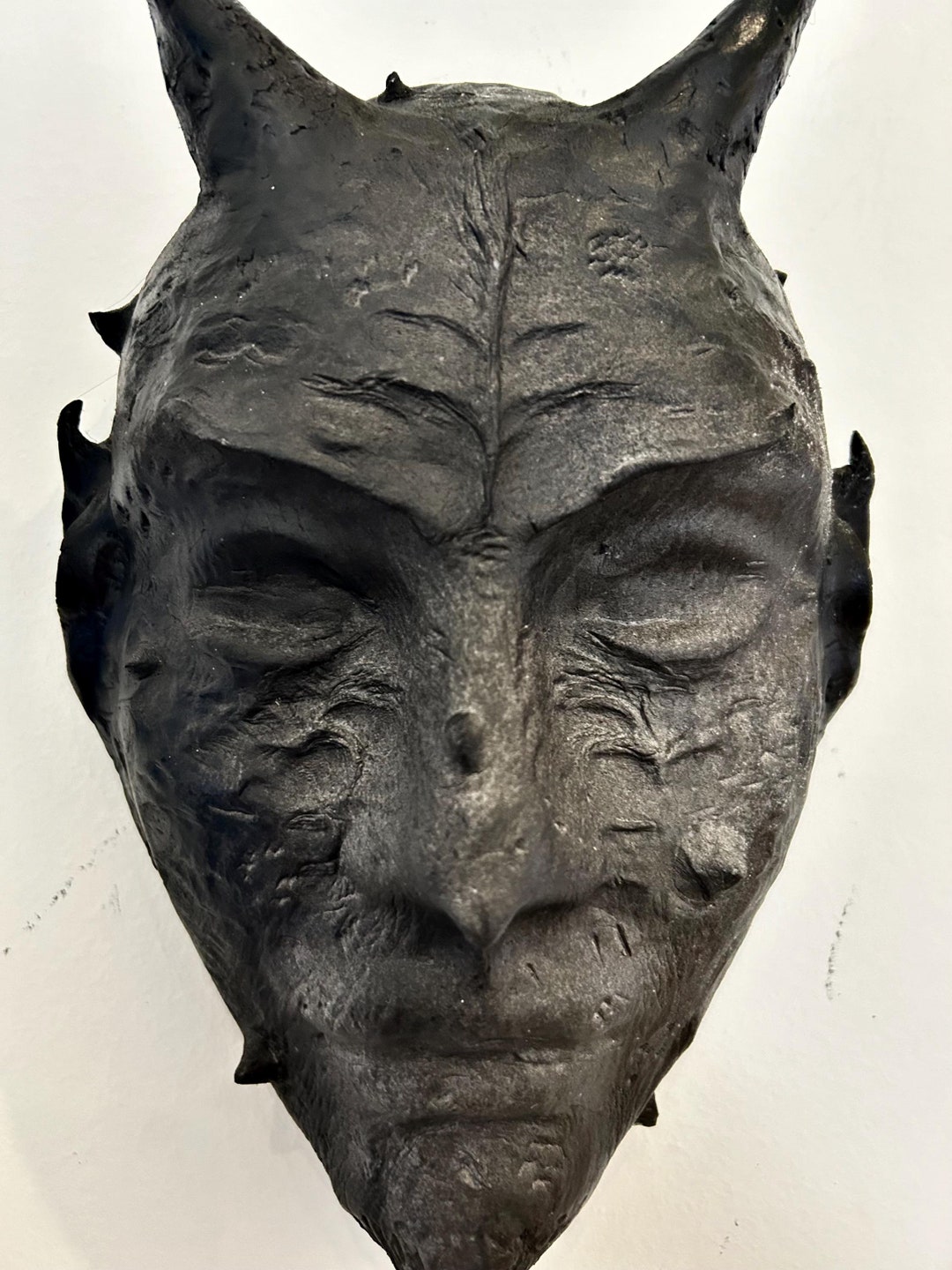 Devil Mask Wall Decoration Devil Art - Etsy