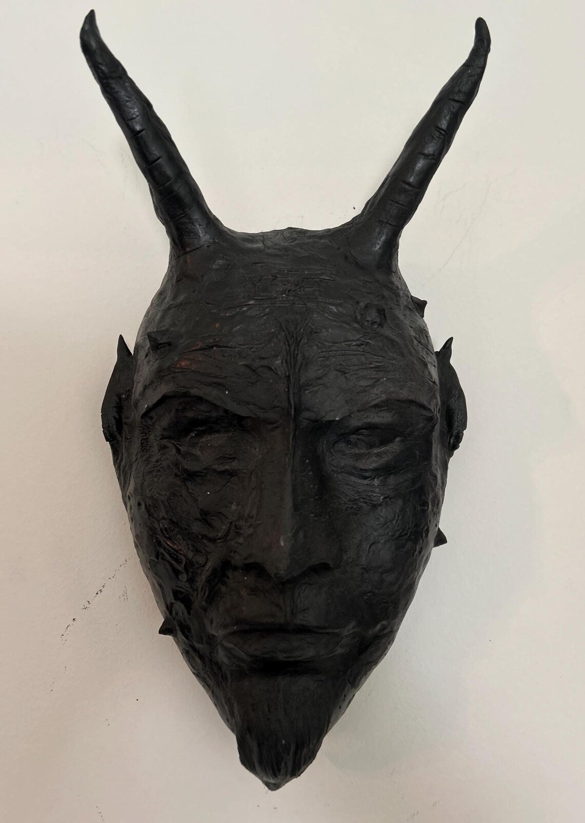 Occult Devil Stone Mask – Perfect for Wall Decoration - Etsy