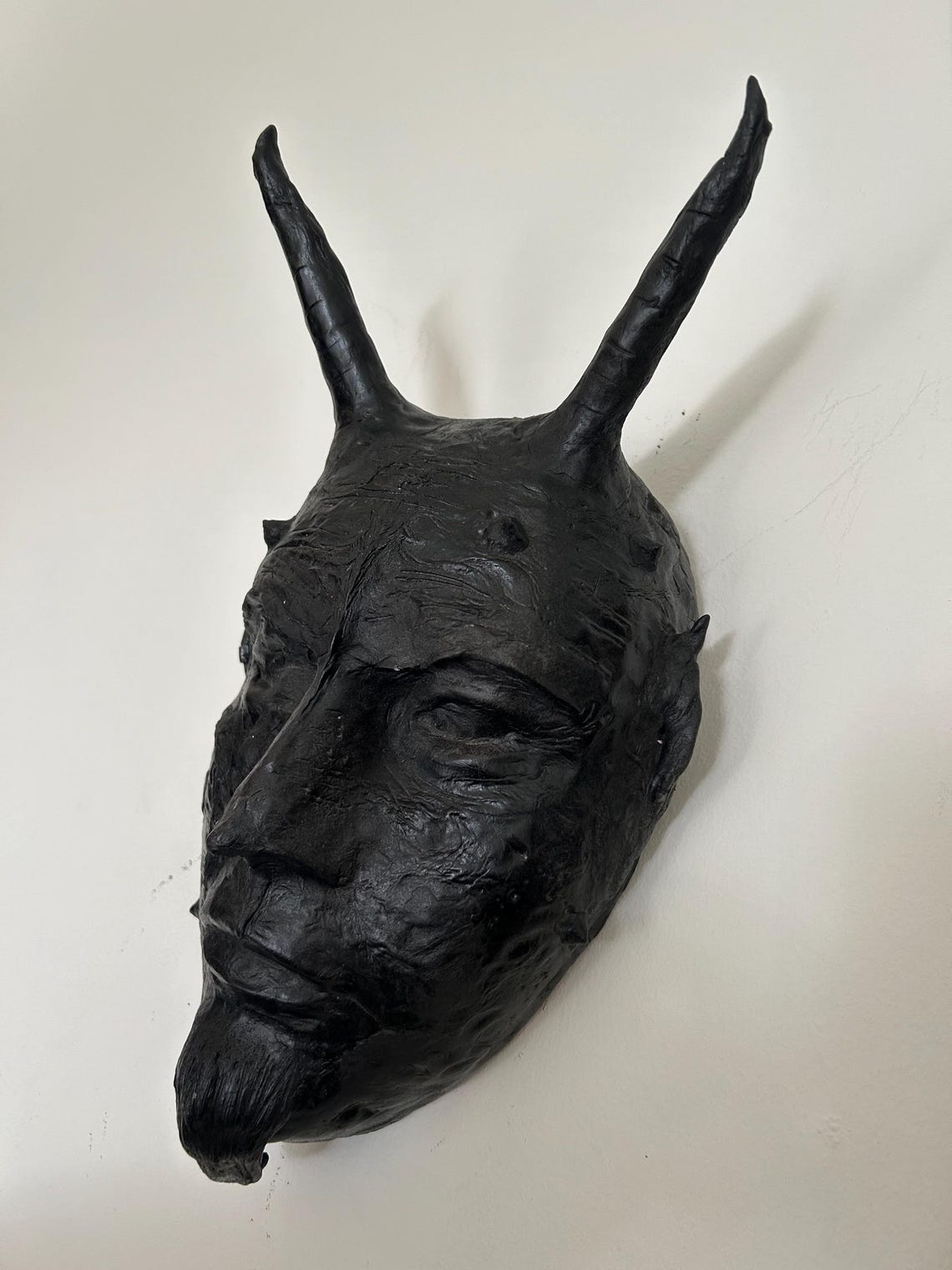 Occult Devil Stone Mask – Perfect for Wall Decoration - Etsy