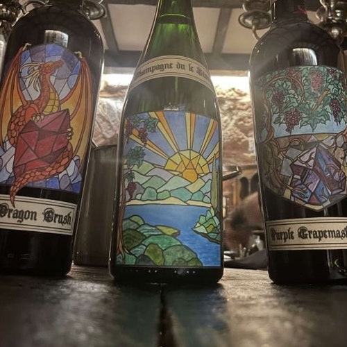 Wizard of Wines Labels Digital Download - Etsy