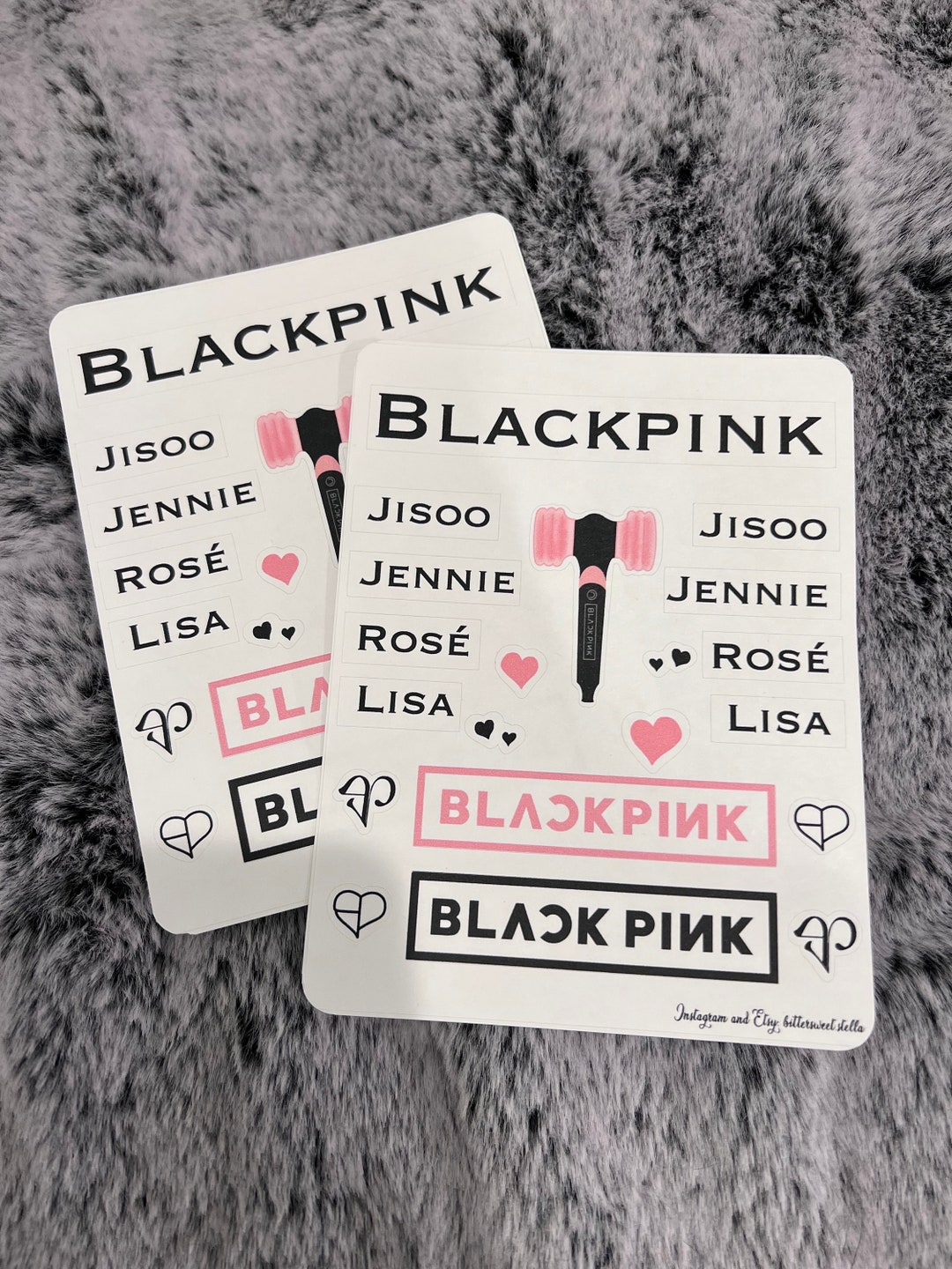 Girl Group Kpop Sticker Sheet 1 Sheet, Matte or Vinyl, Bullet Journals ...