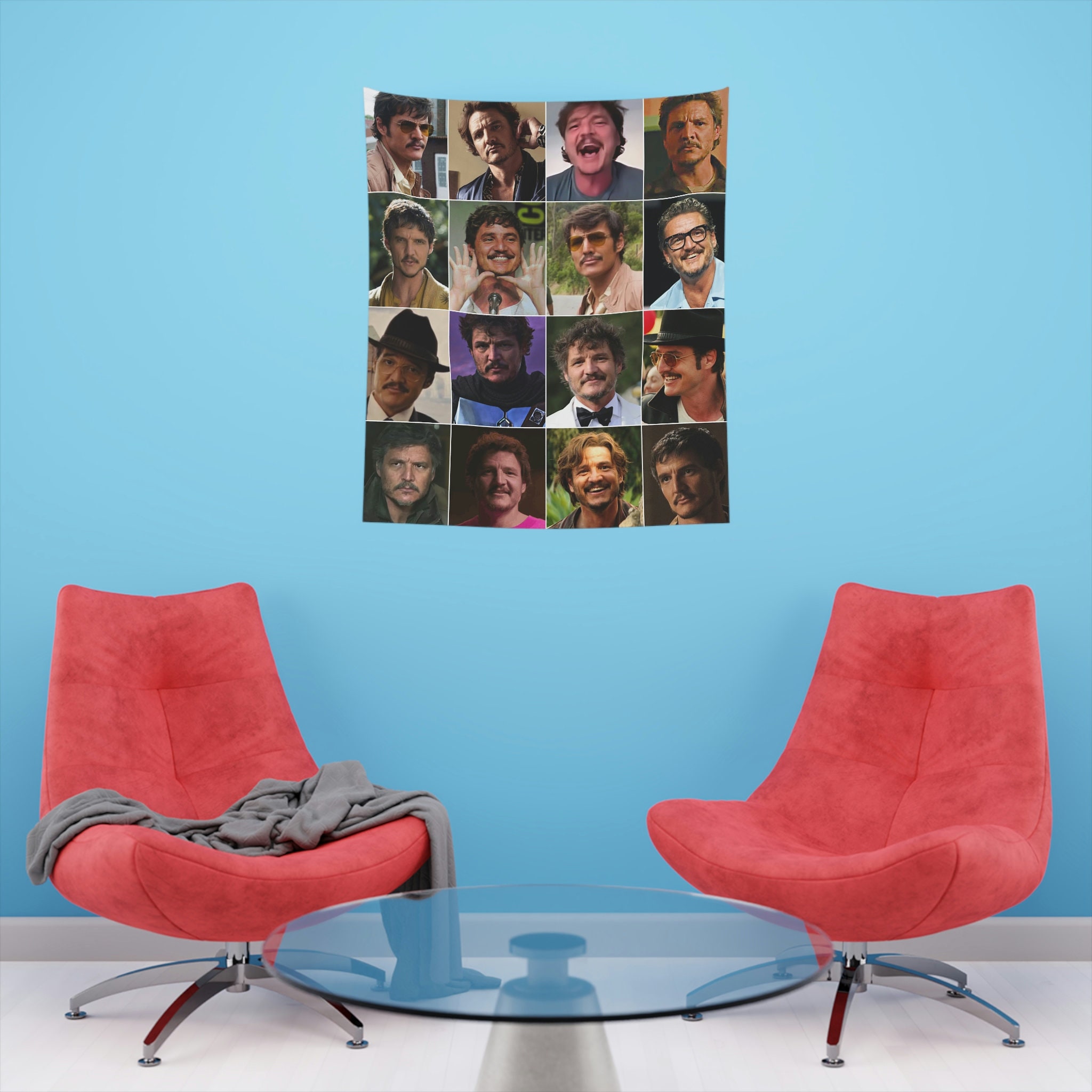 Pedro Pascal Flag, Pedro Pascal Tapestry sold by G Musistore | SKU ...