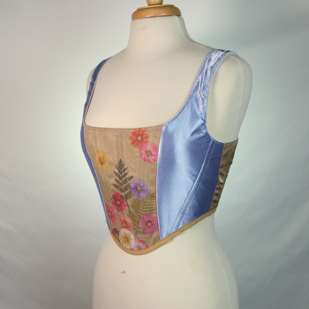 Paper Flower Lilac Corset - Etsy