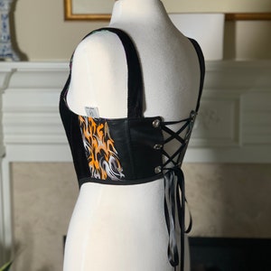 Velvet Dragon Corset - Etsy
