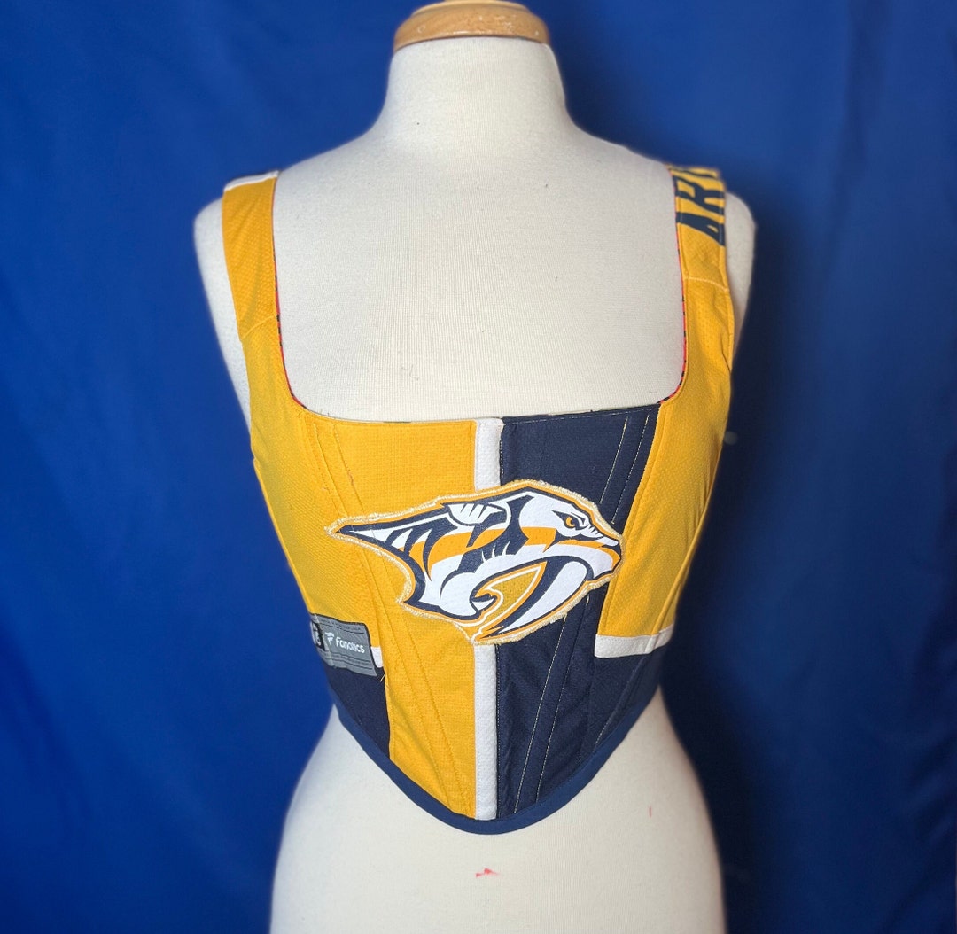 Nashville Predators Jersey Corset - Etsy