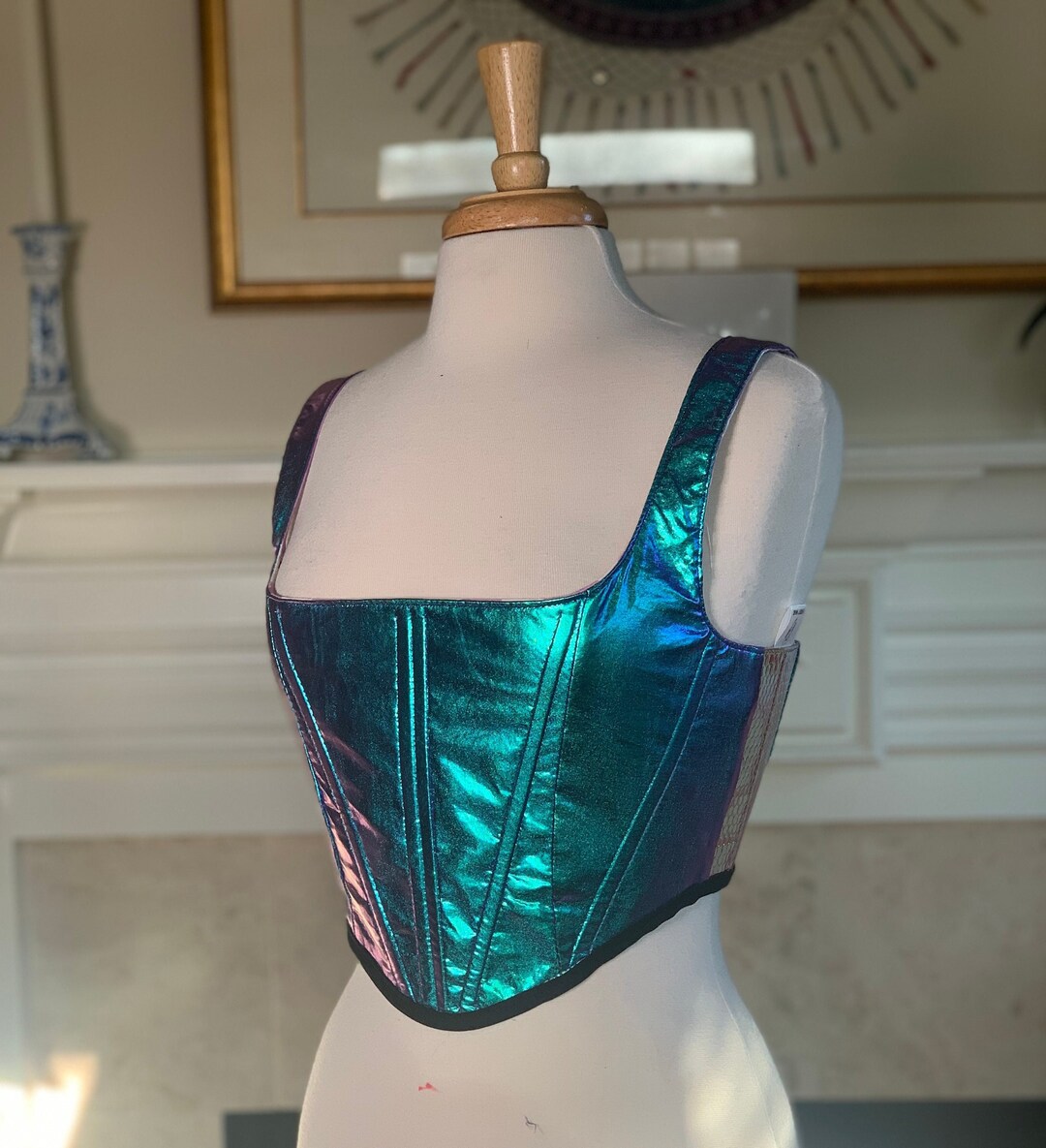 Oil Slick Rave Corset - Etsy