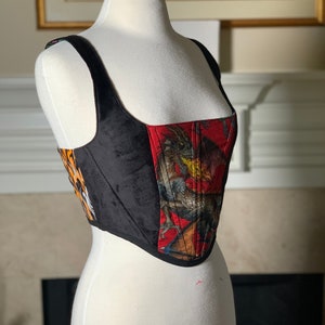 Velvet Dragon Corset - Etsy