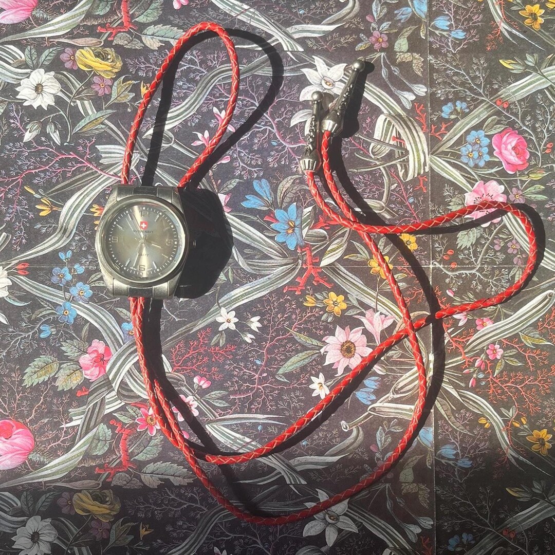 Swiss Navy Watch Bolo Tie - Etsy