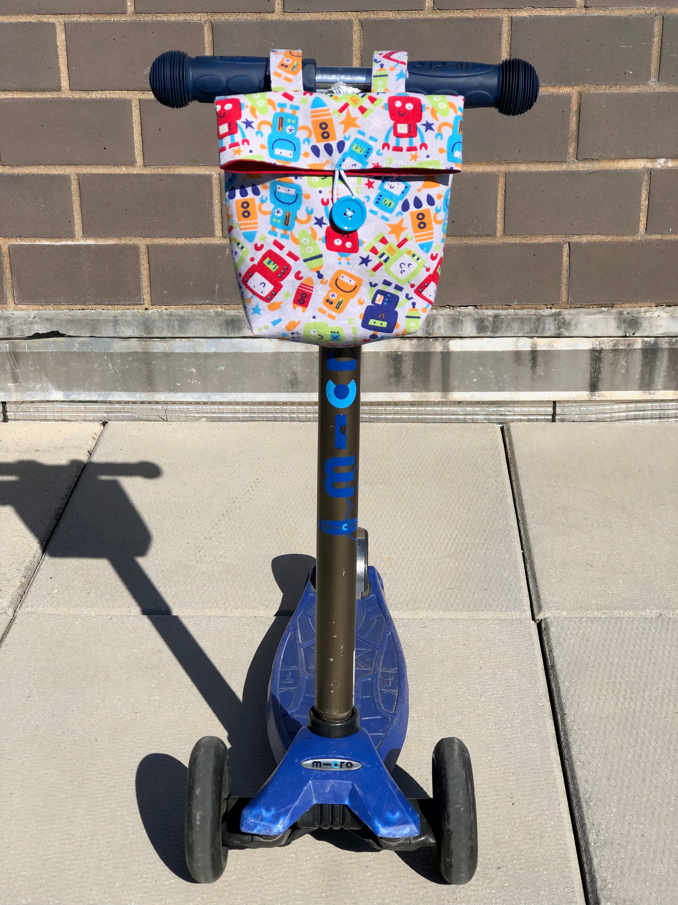 Robot Bike/scooter Handlebar Bag for Kids - Etsy