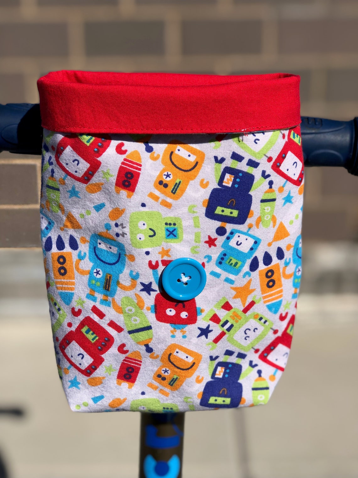 Robot Bike/scooter Handlebar Bag for Kids - Etsy