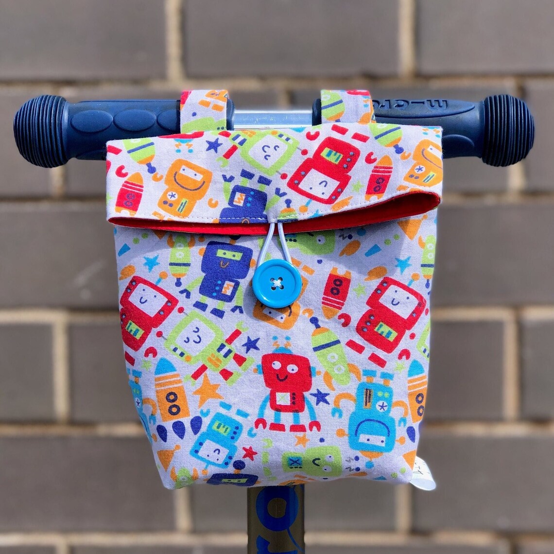 Robot Bike/scooter Handlebar Bag for Kids - Etsy