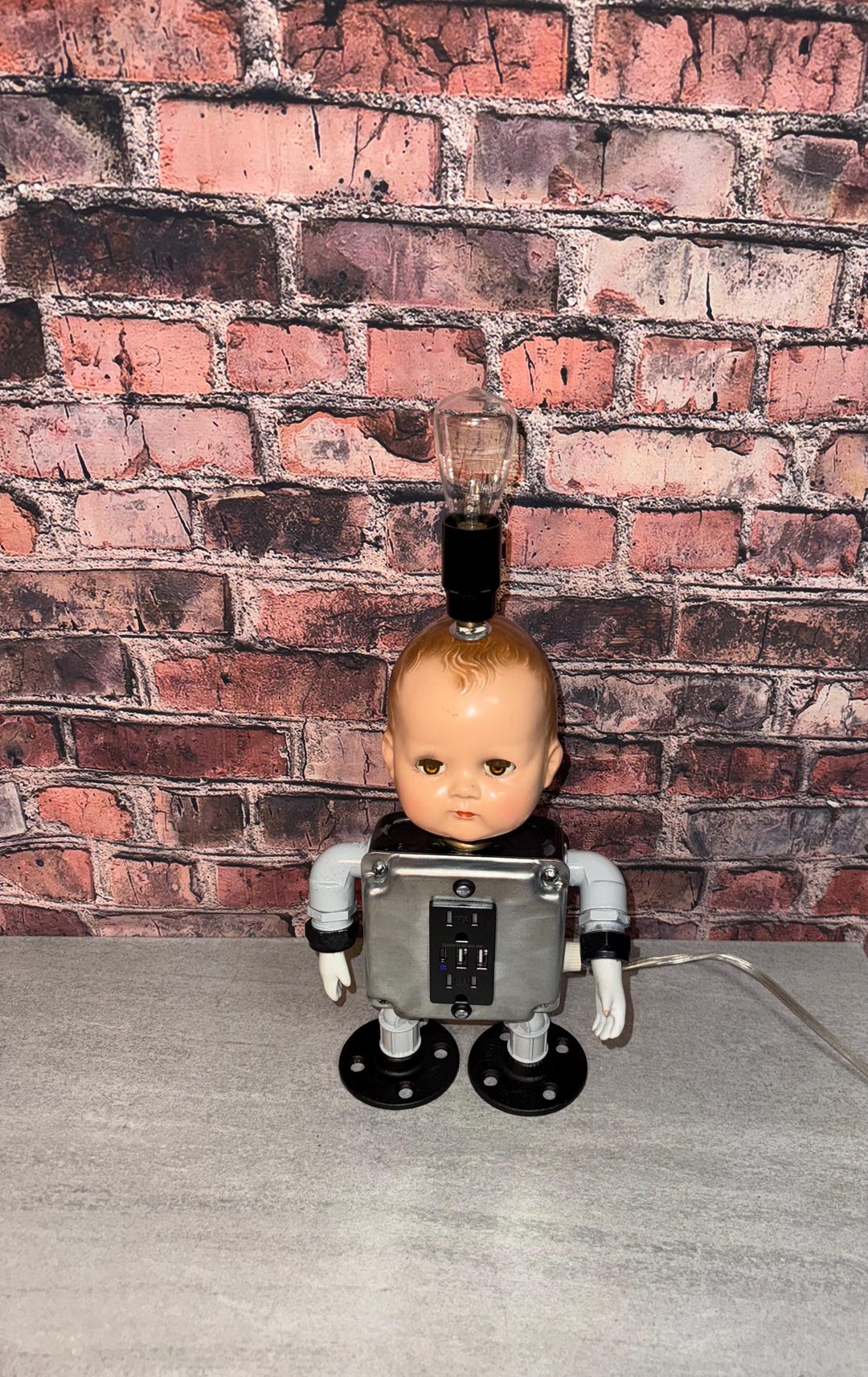 Cyborg Robot Lamp - Etsy