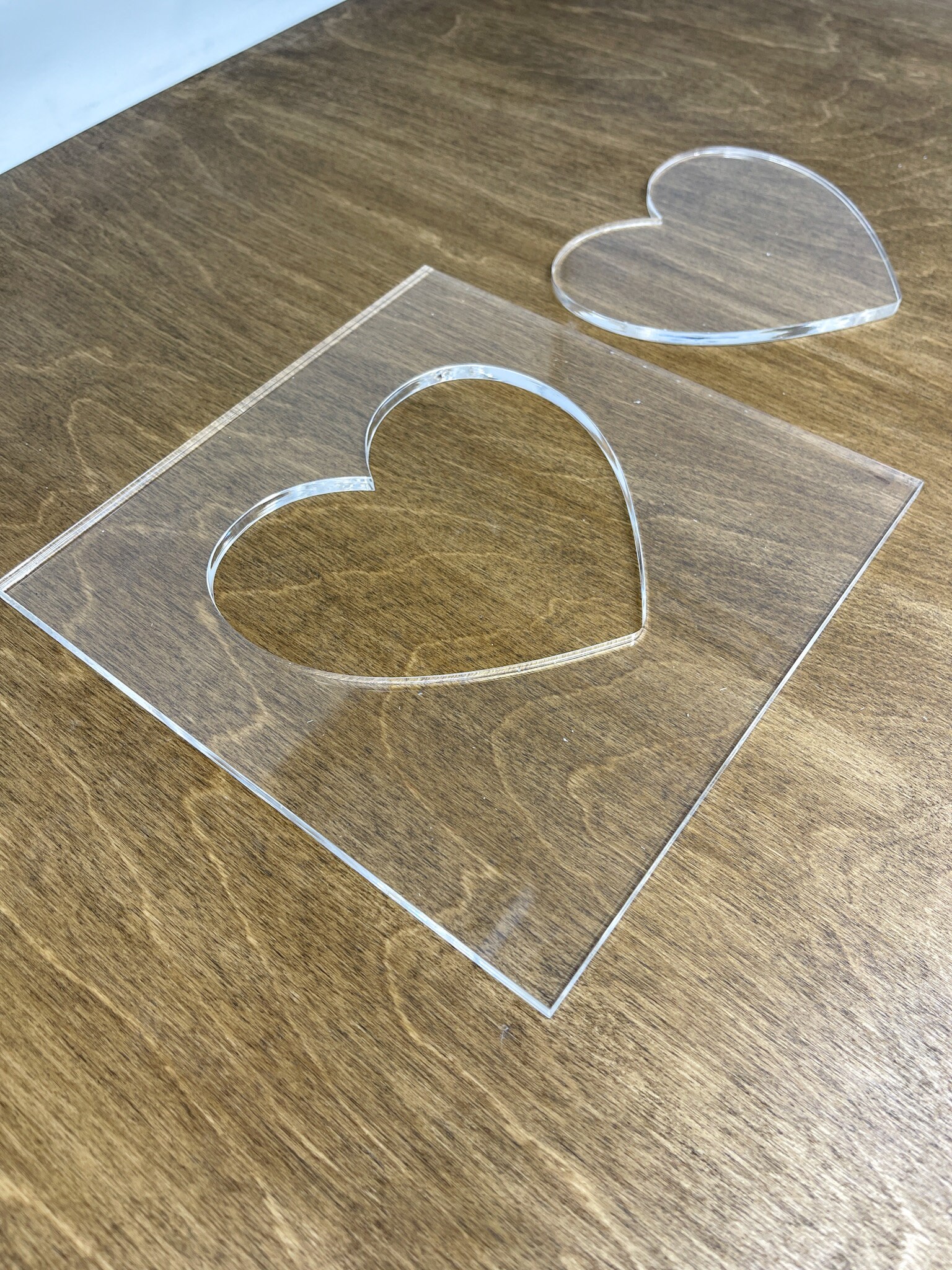 Heart Template - Router Template - Clear Acrylic Template - Acrylic ...