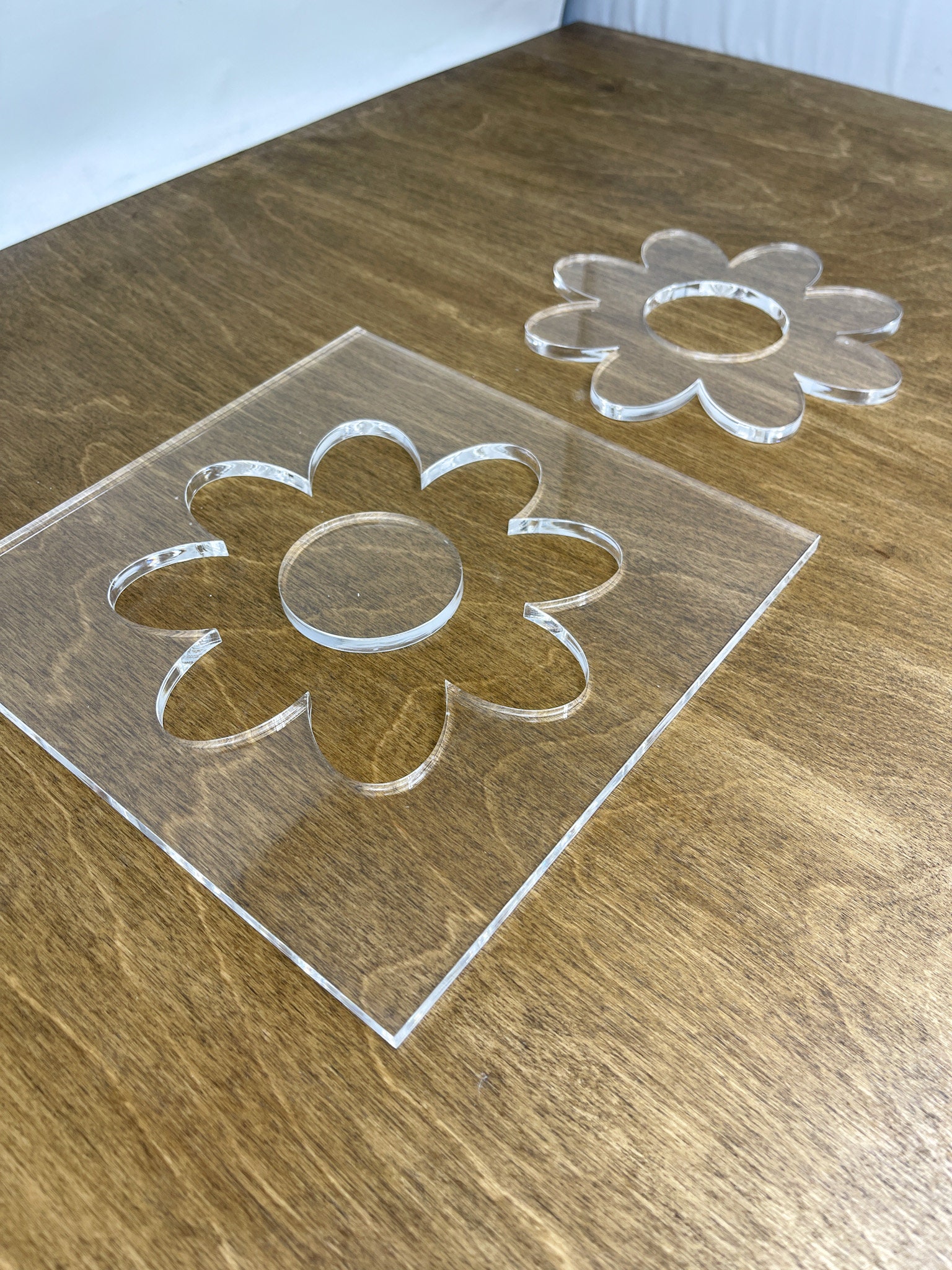 Flower Template - Router Template - Clear Acrylic Template - Acrylic ...