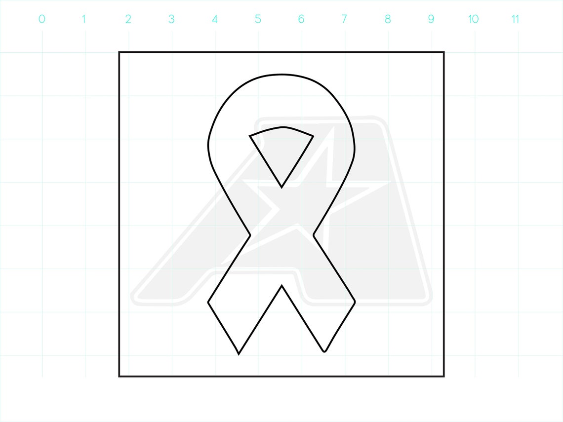 Ribbon Template - Router Template - Clear Acrylic Template - Acrylic ...