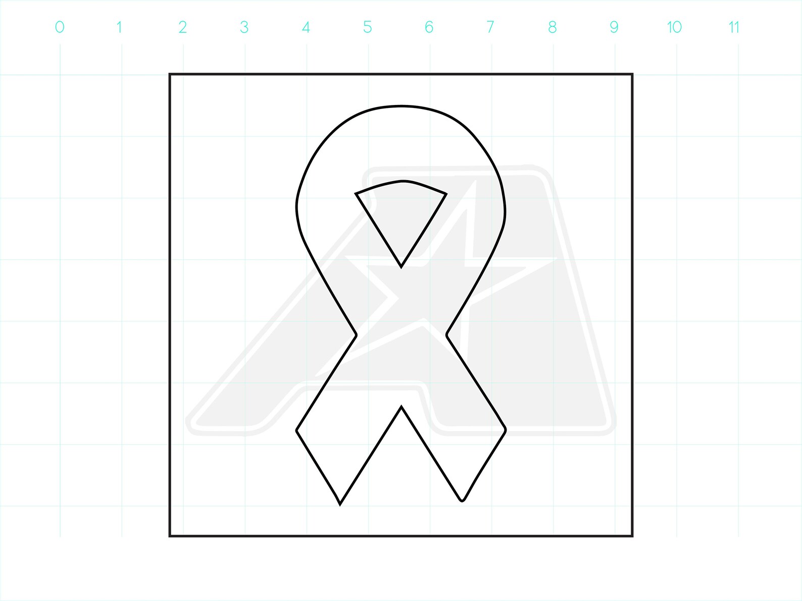 Ribbon Template - Router Template - Clear Acrylic Template - Acrylic ...