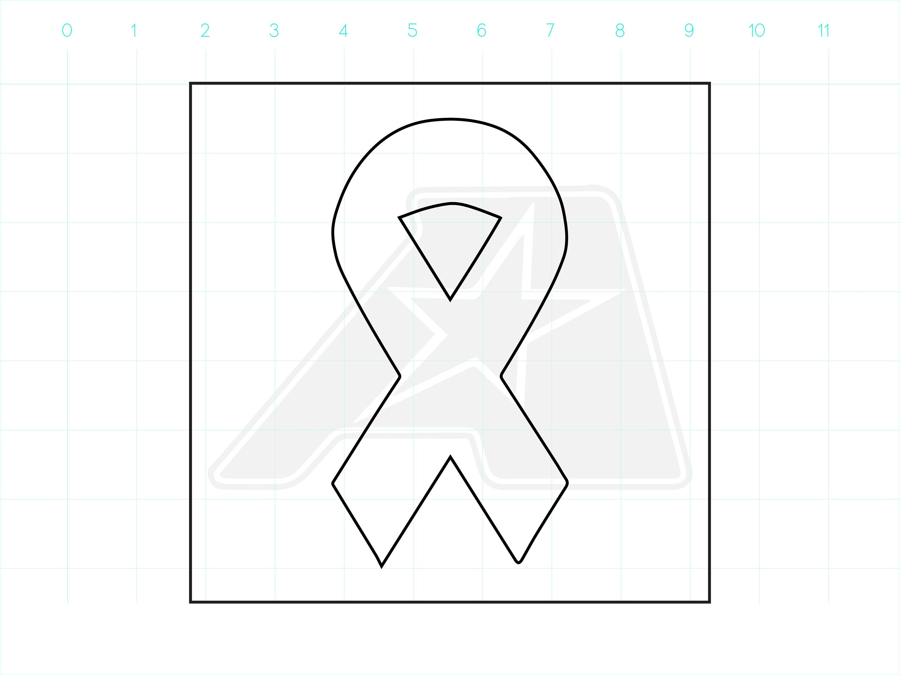 Ribbon Template - Router Template - Clear Acrylic Template - Acrylic ...