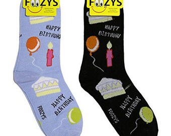 Happy Birthday Socks | Etsy