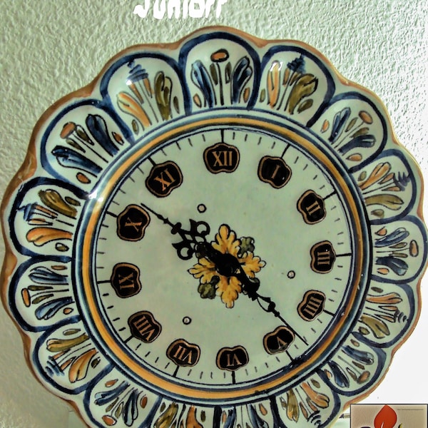 Ceramic Plate Clock - Etsy UK