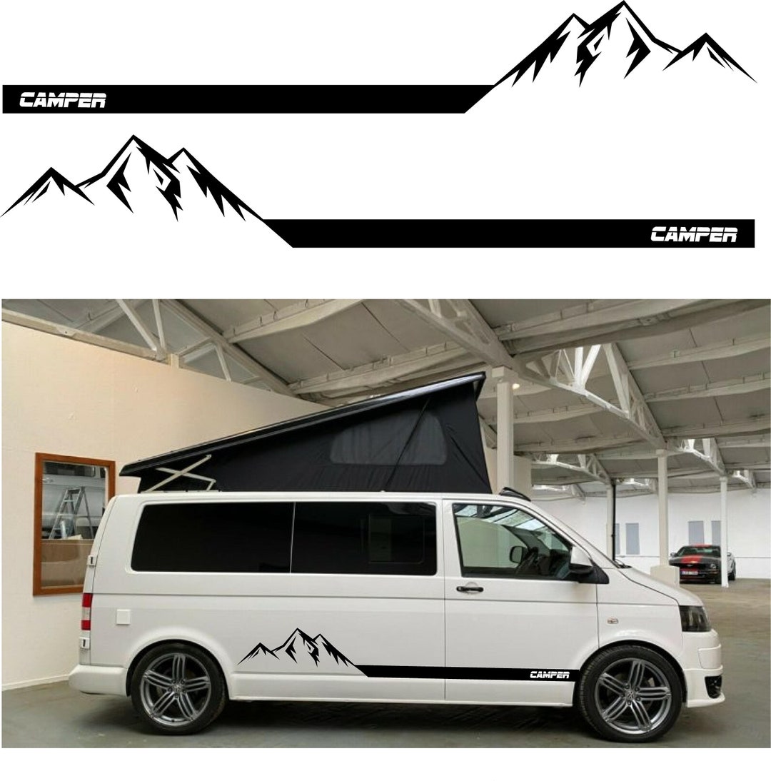 Campervan Mountains Decal Set Camper Motorhome VW Ford Fiat - Etsy