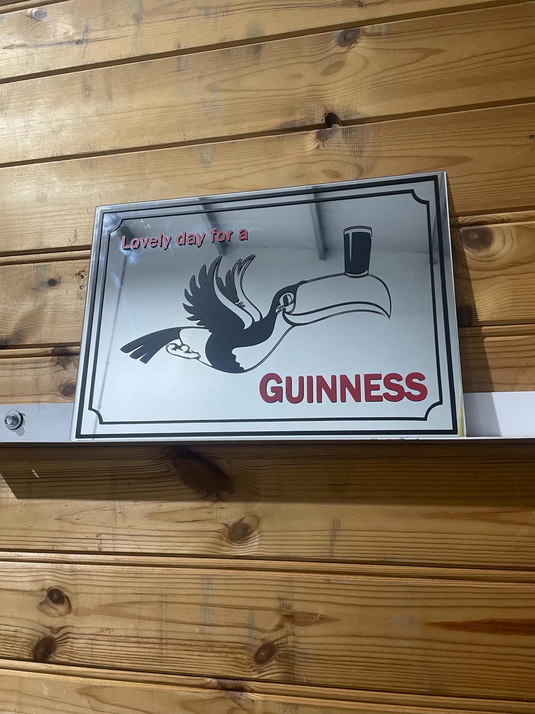 A4 Size Acrylic Guinness Mirror Irish Bar Pub Pints Vintage Retro - Etsy