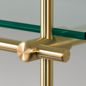 Brass Wall Flange Brass Shelf Fitting Brass Shelving Unit - Etsy Canada