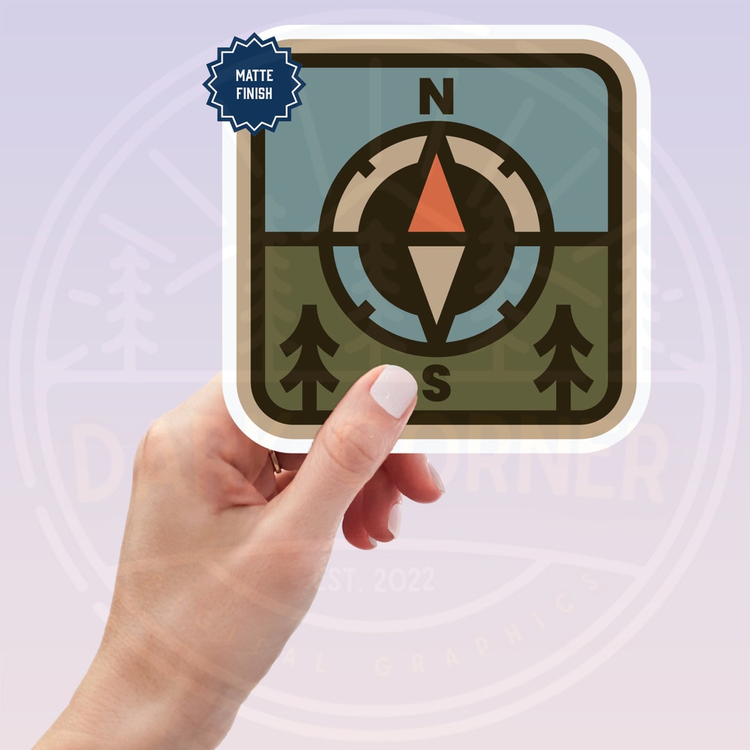 3 Matte Sticker Mountain Decal Camping Gear Outdoor Sticker Water ...