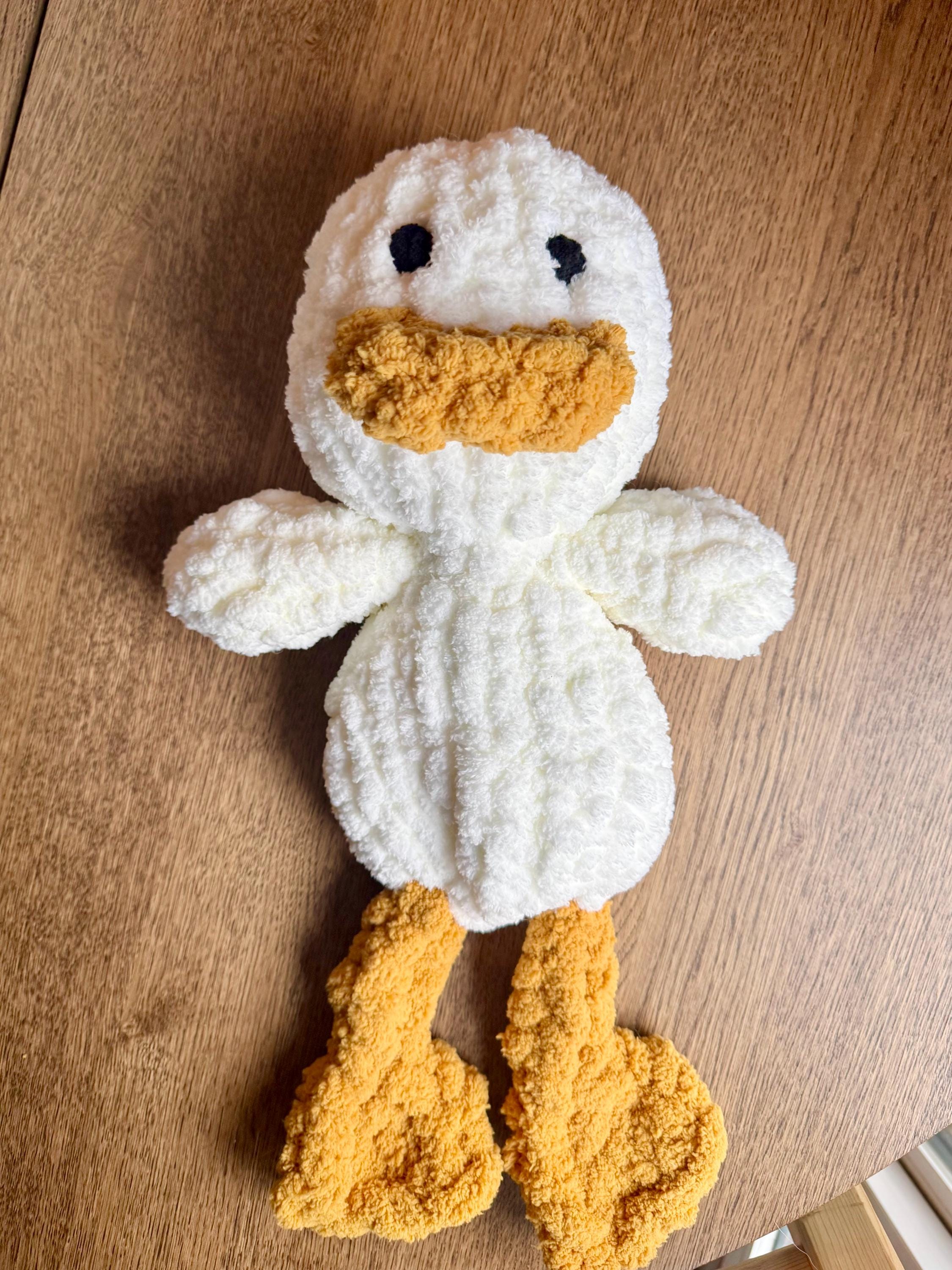 Chunky Knit Duck Snugglers| Hand Knit Duck Stuffies | Handmade Duck ...