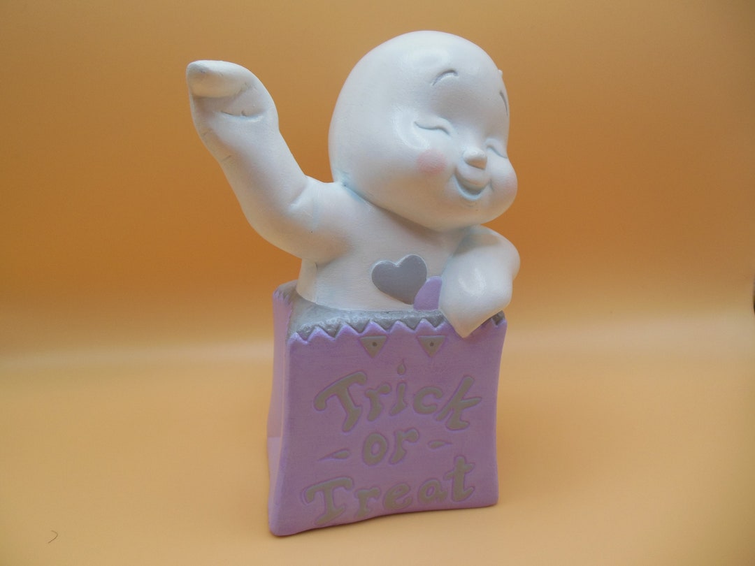 Boo Baby Trick or Treat Ceramic Hand Painted With Acrylics - Etsy