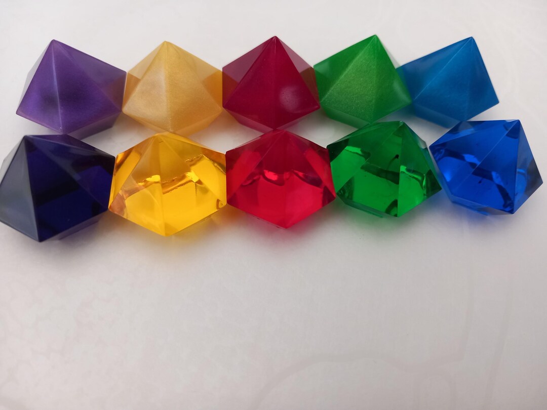 Plastic Diamond Made of Epoxy Resin Custom Color - Etsy