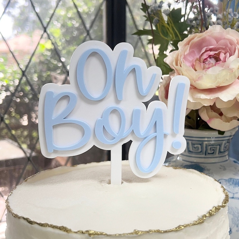Boy Cake Topper - Etsy
