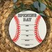 Baseball Baby Stat Sign Hello World Hospital Announcement Baby Boy Name ...