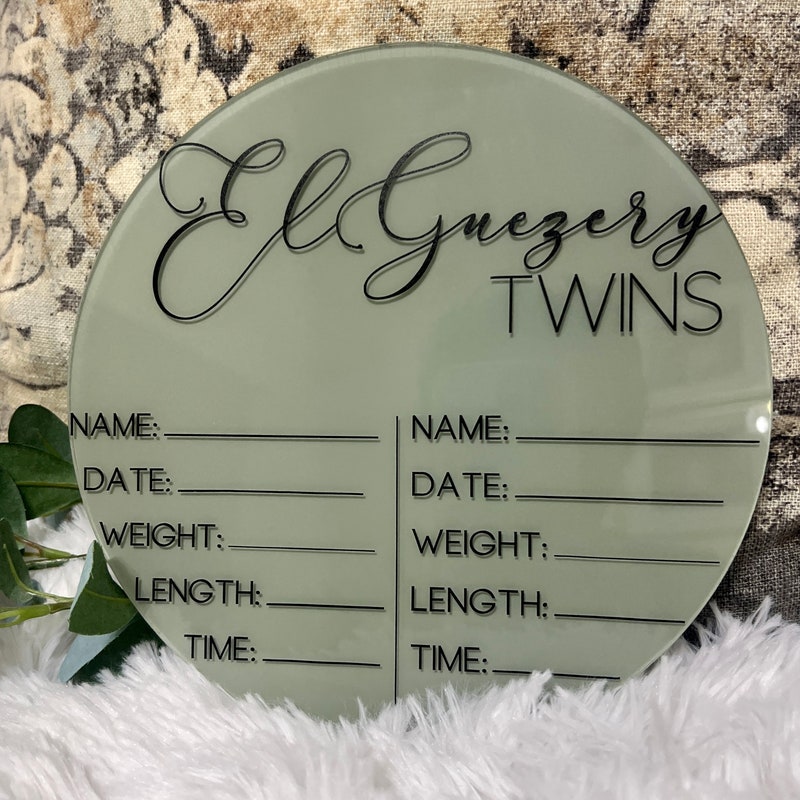 Expecting Twins Milestone - Etsy